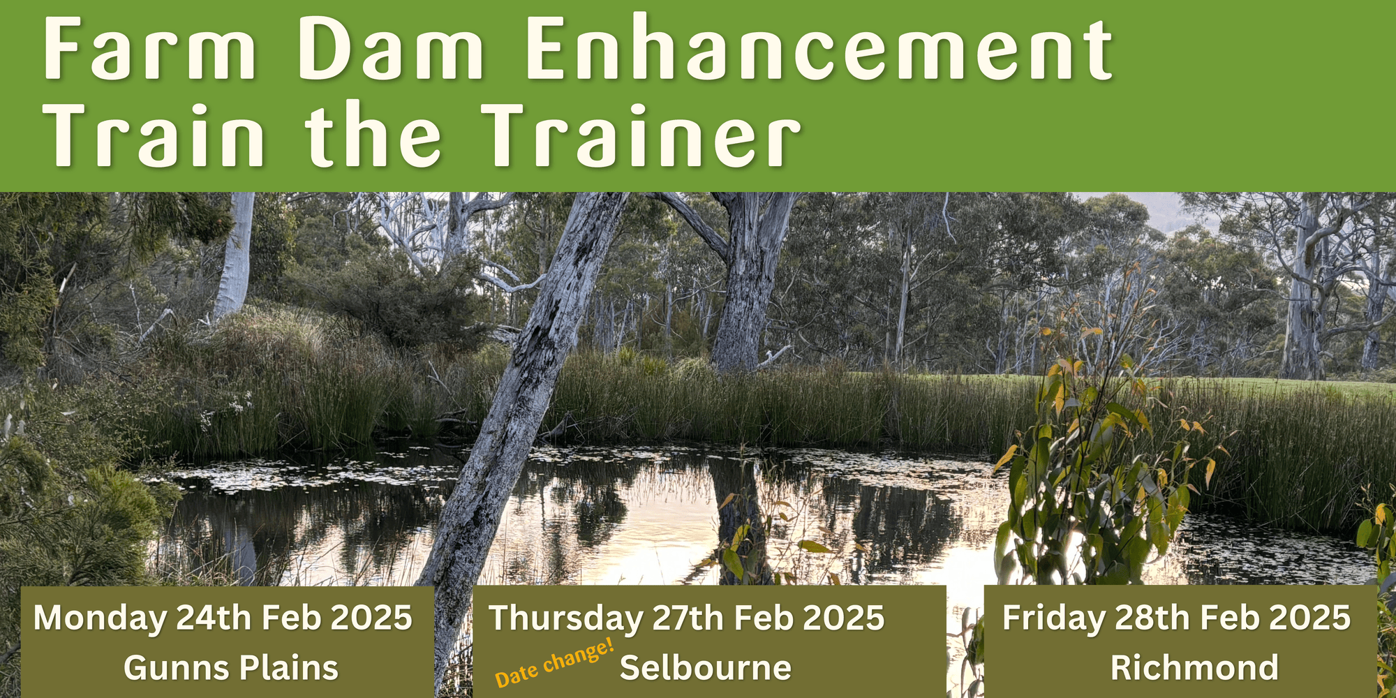 Landing page only - FDE - Train the Trainer - Landcare Tasmania
