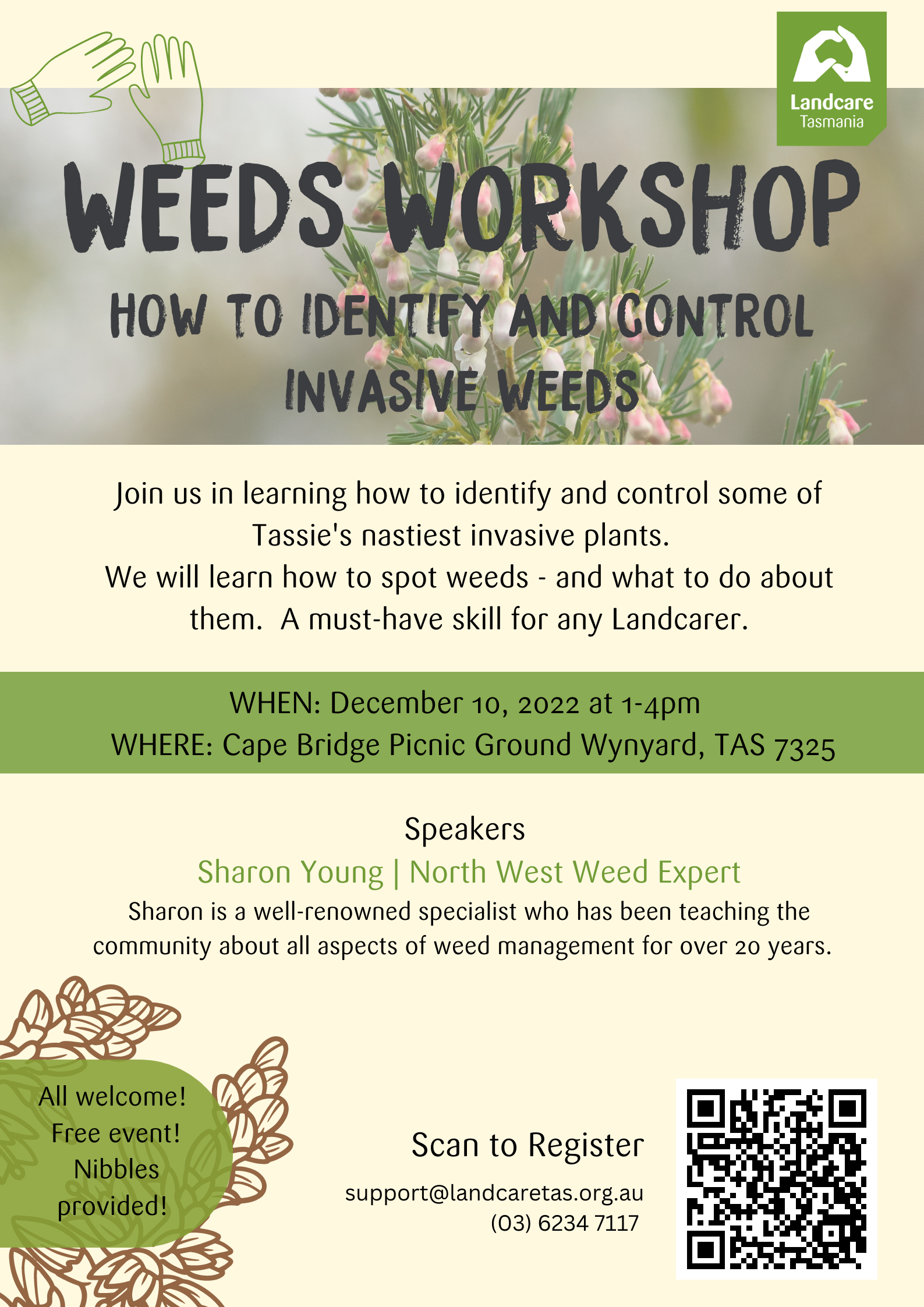Weed ID and Control Workshop in Wynyard - Landcare Tasmania