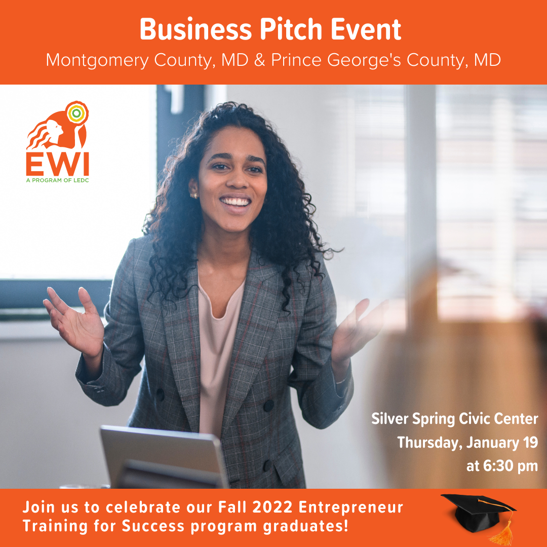 Business Pitch Event- Montgomery County & Prince George's County ...