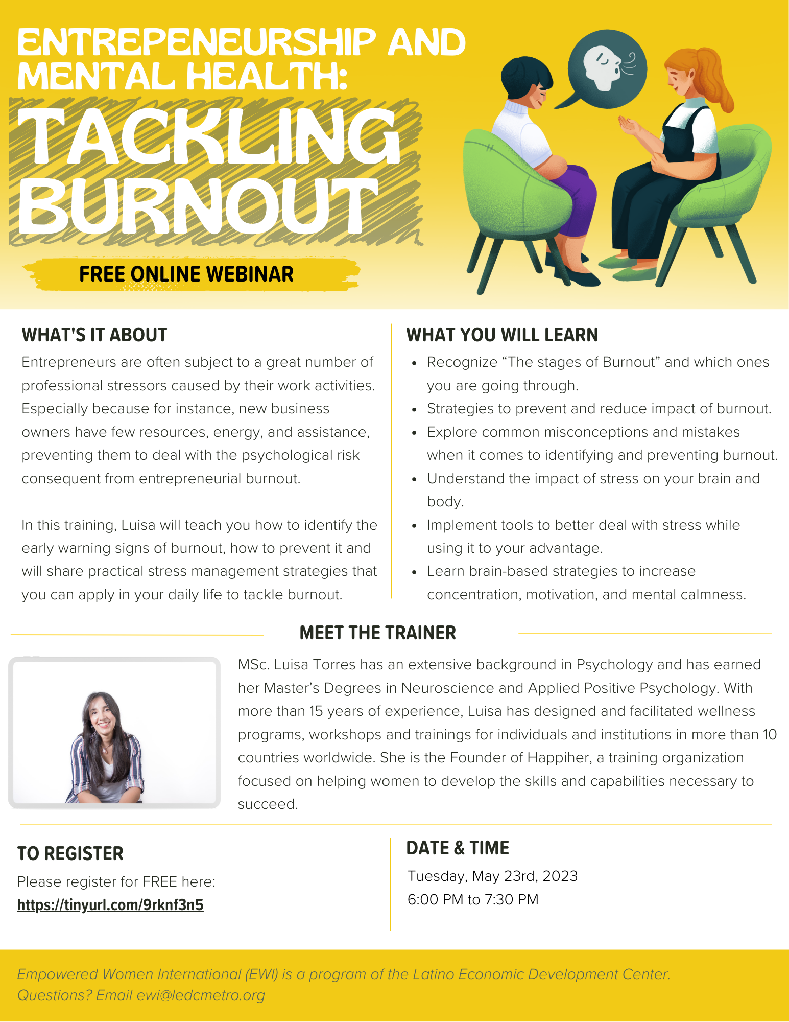 ENTREPRENEURSHIP AND MENTAL HEALTH: TACKLING BURNOUT - Latino Economic ...