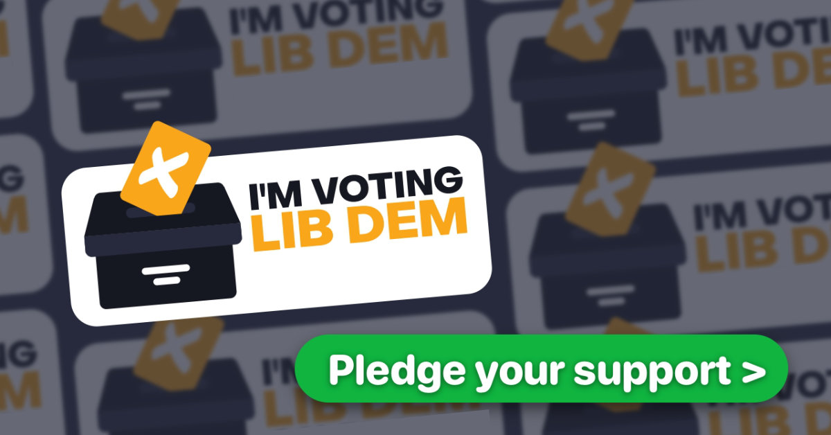 I'm voting Liberal Democrat