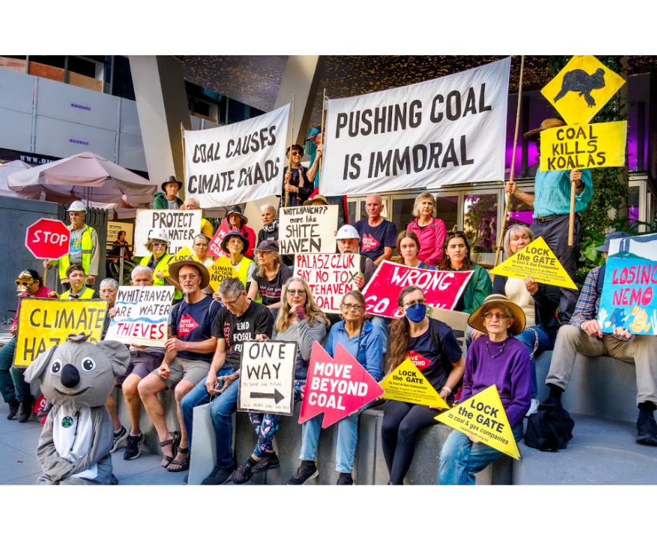 BHP AGM Protest! - Lock the Gate
