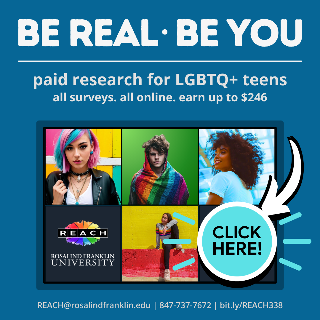 Research Study for LGBTQ+ Teens - Rosalind Franklin University ...