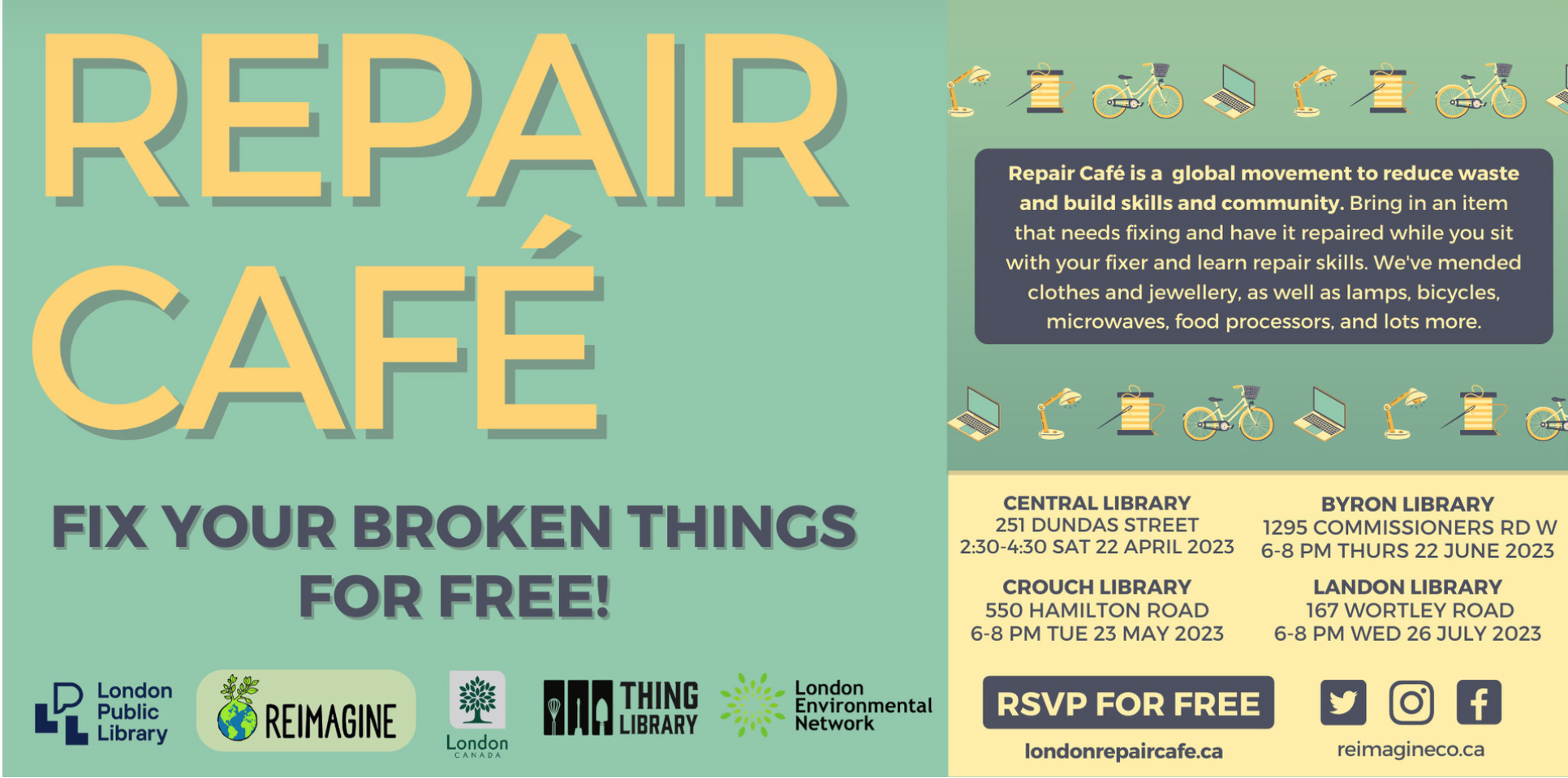 Repair Café at Landon Library - London Environmental Network