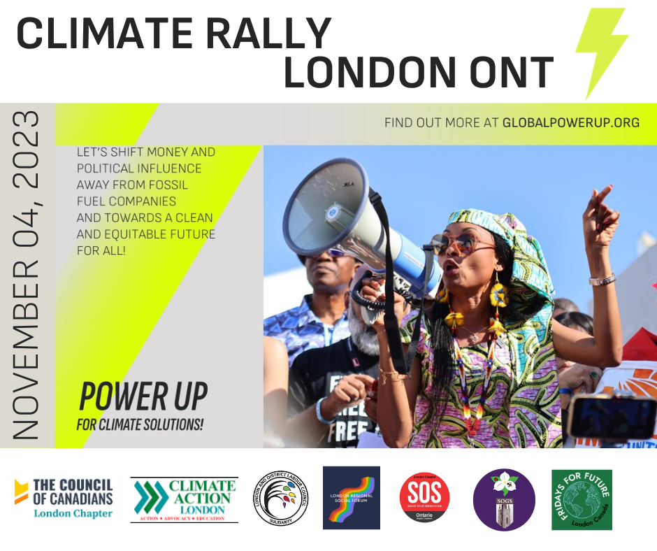 Power Up - Climate Rally - London Environmental Network