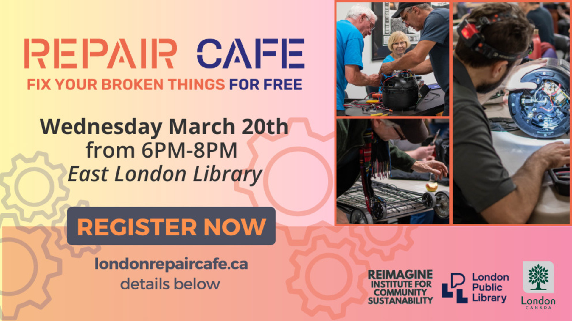 Repair Café at East London Library - London Environmental Network