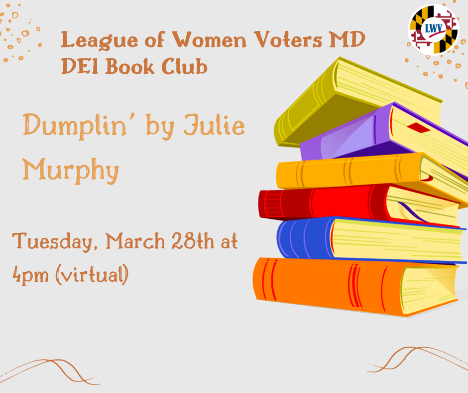 March DEI Book Club - LWVMD