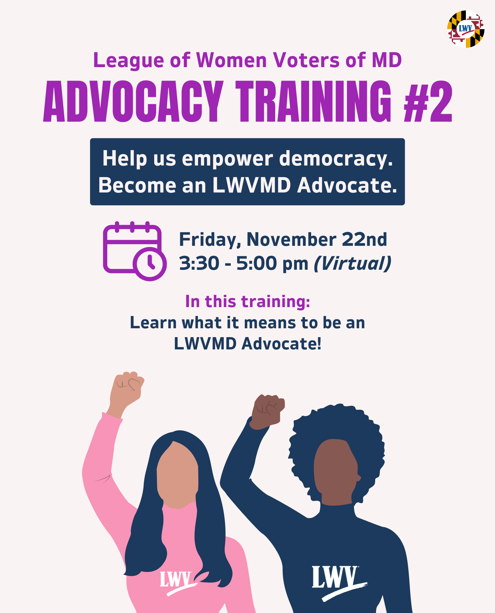 Advocacy Training #2 - LWVMD