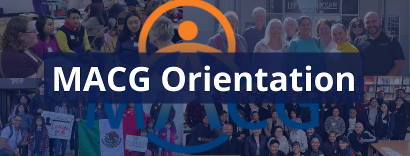NEW MACG Orientation! - Metropolitan Alliance for Common Good