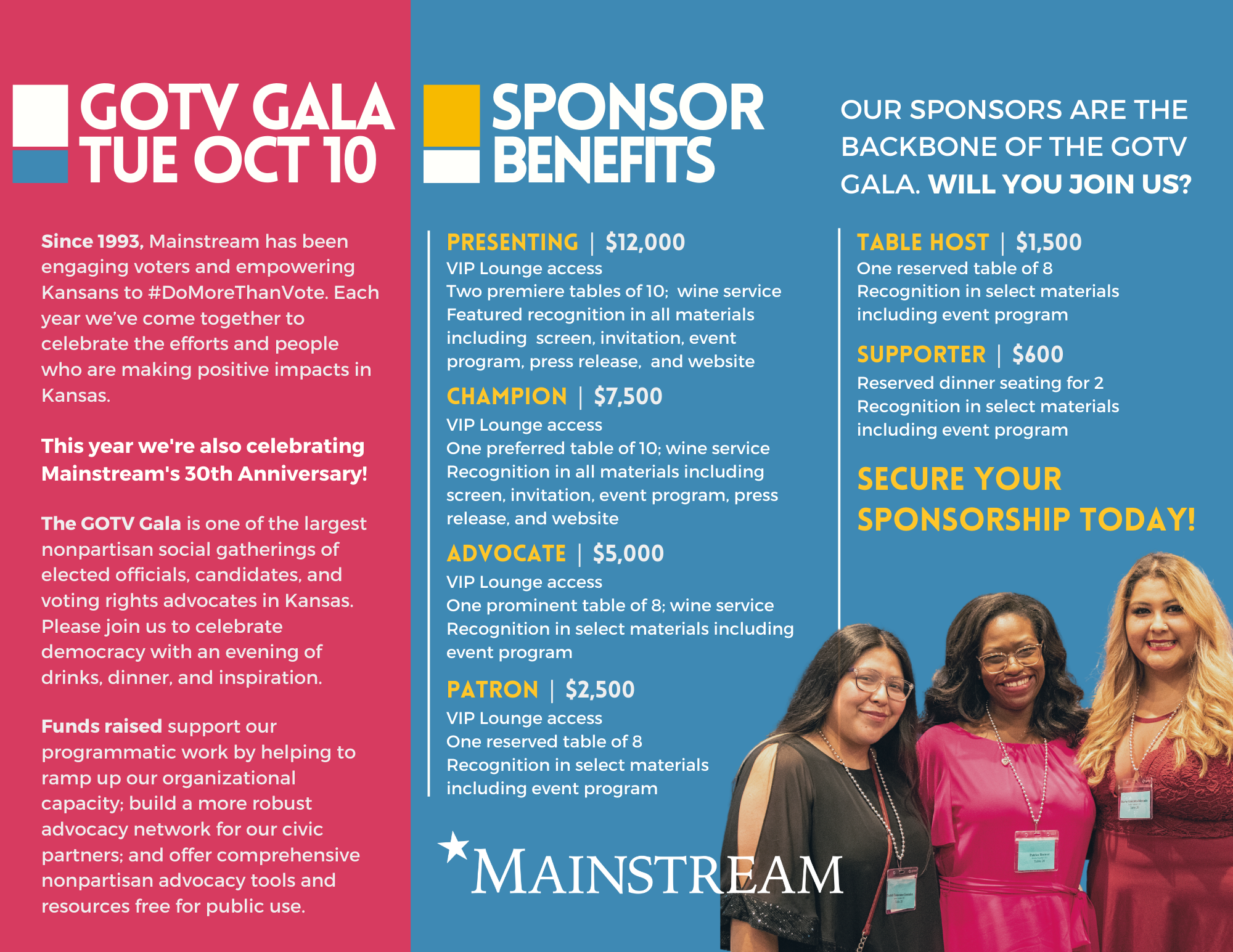 Public Events - Mainstream Coalition