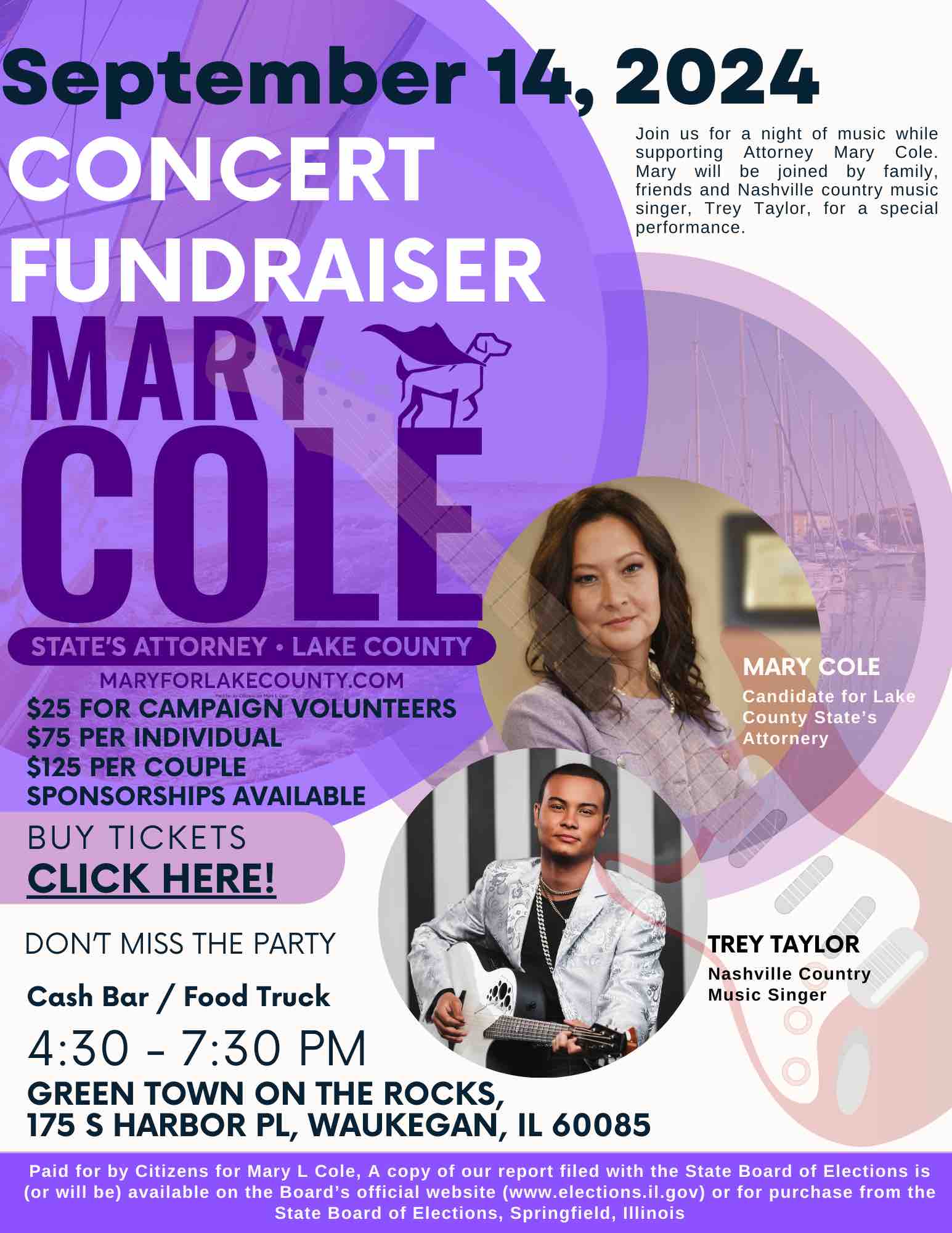 Green Town On Rocks with Trey Taylor - Mary Cole for Lake County State ...