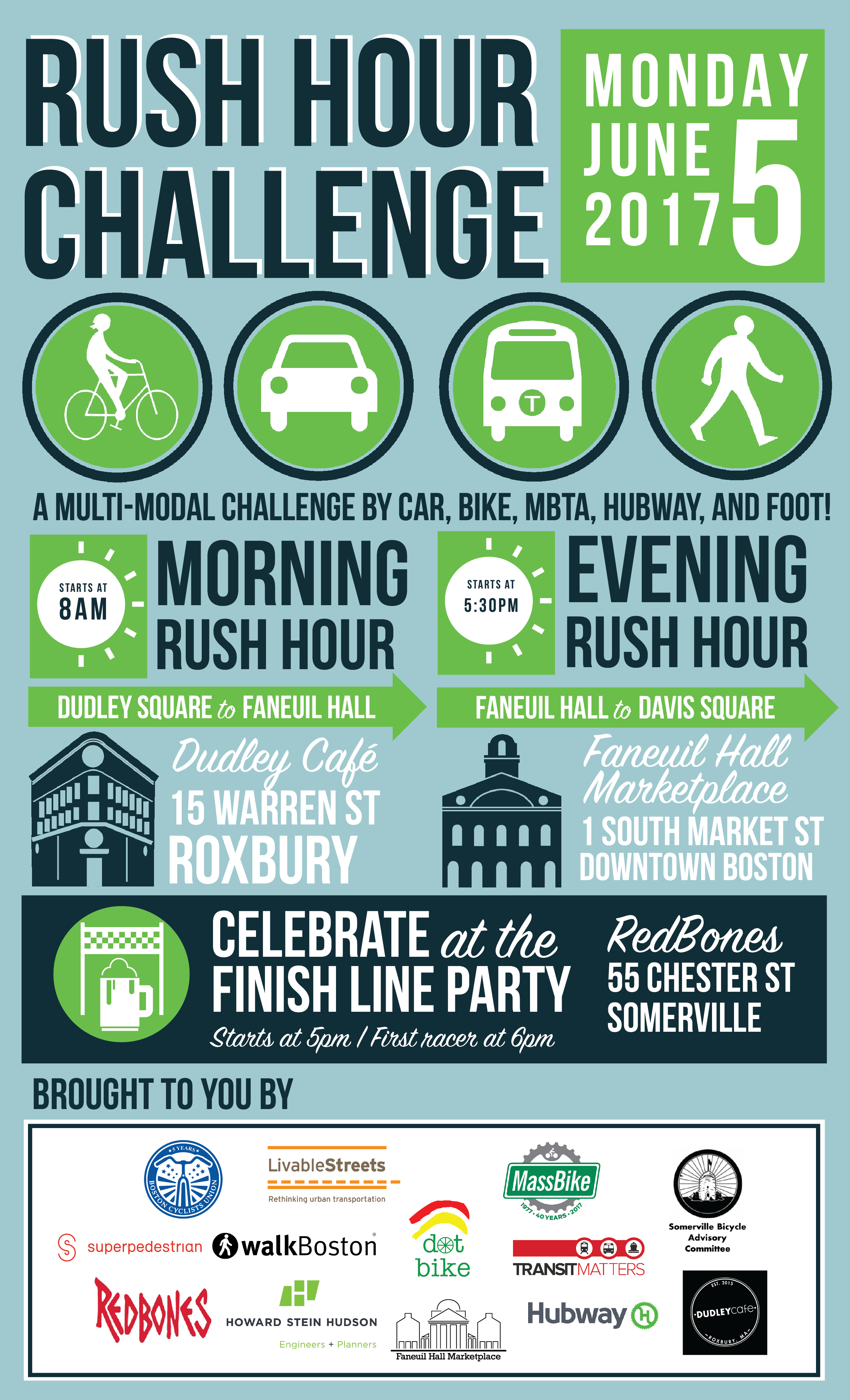 Rush Hour Challenge 2017 - Massachusetts Bicycle Coalition