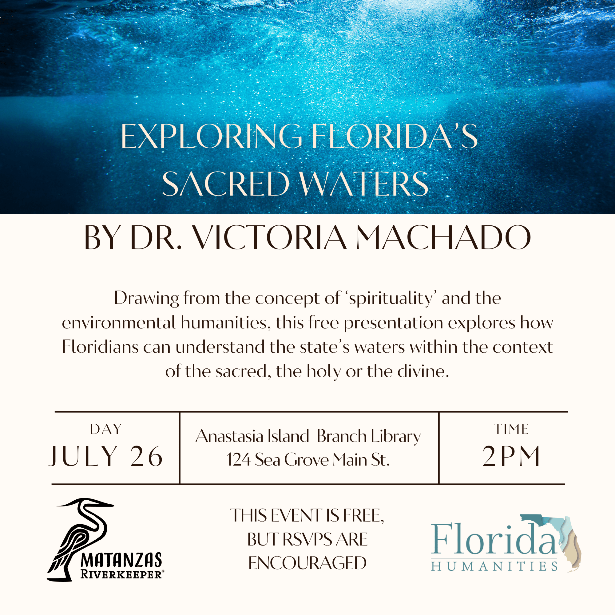 Florida Talks: Exploring Florida’s Sacred Waters