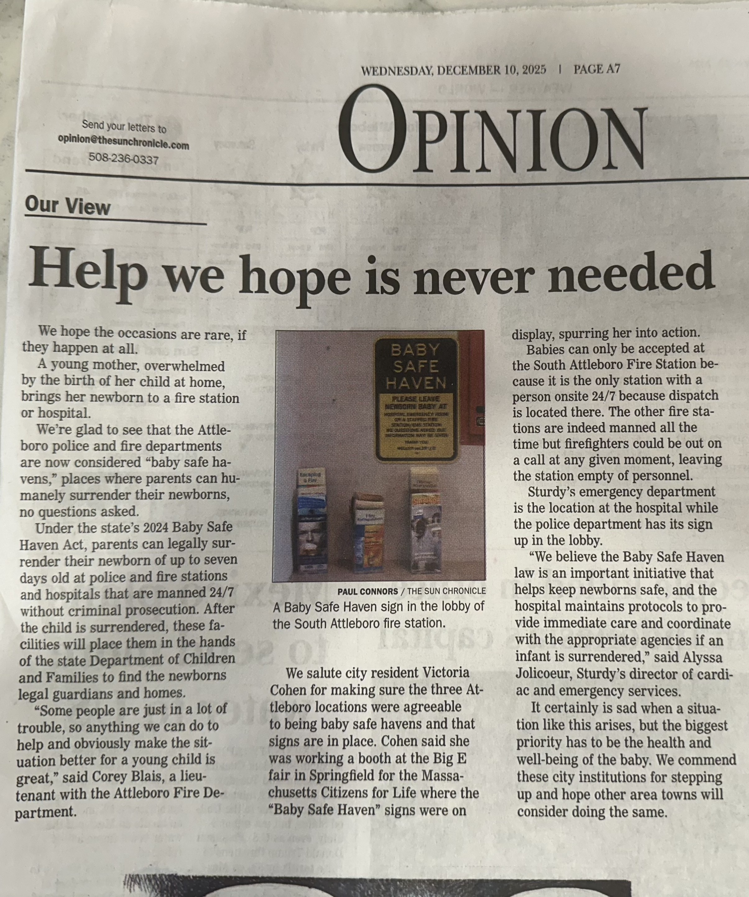 George and Clarence and you (reprise) - Massachusetts Citizens for Life