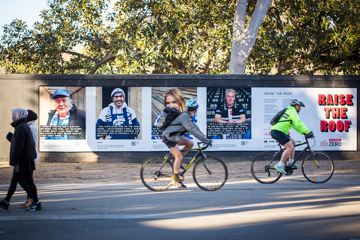 Raise the Roof: View portraits of AFL fans impacted by homelessness