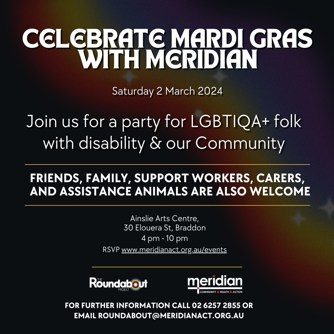 Celebrate Mardi Gras with Meridian Saturday 2 March 2024 - Meridian