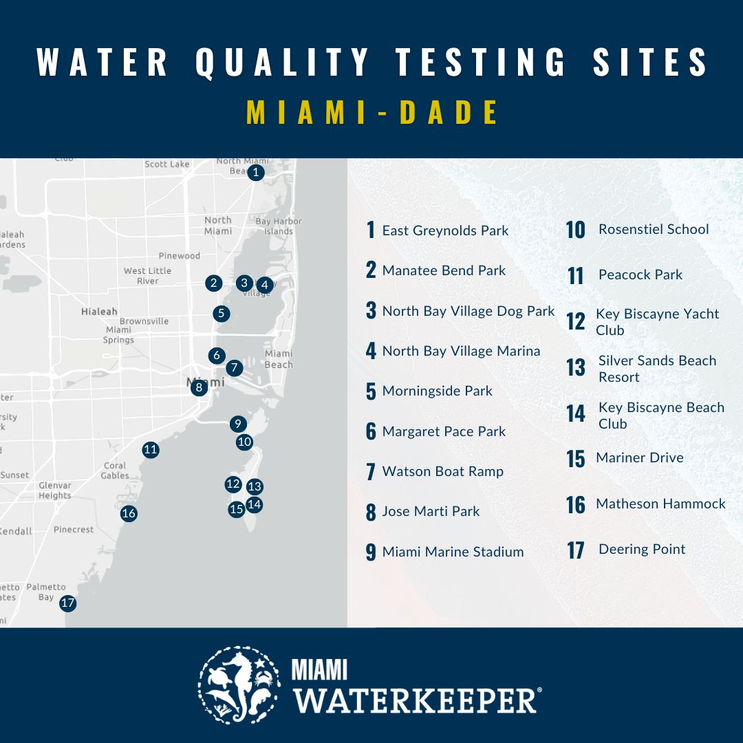 Water Quality Map - Miami Waterkeeper