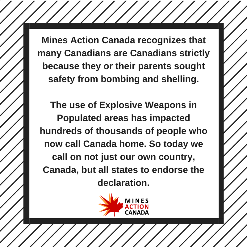 Final Draft of Political Declaration on Explosive Weapons in Populated ...