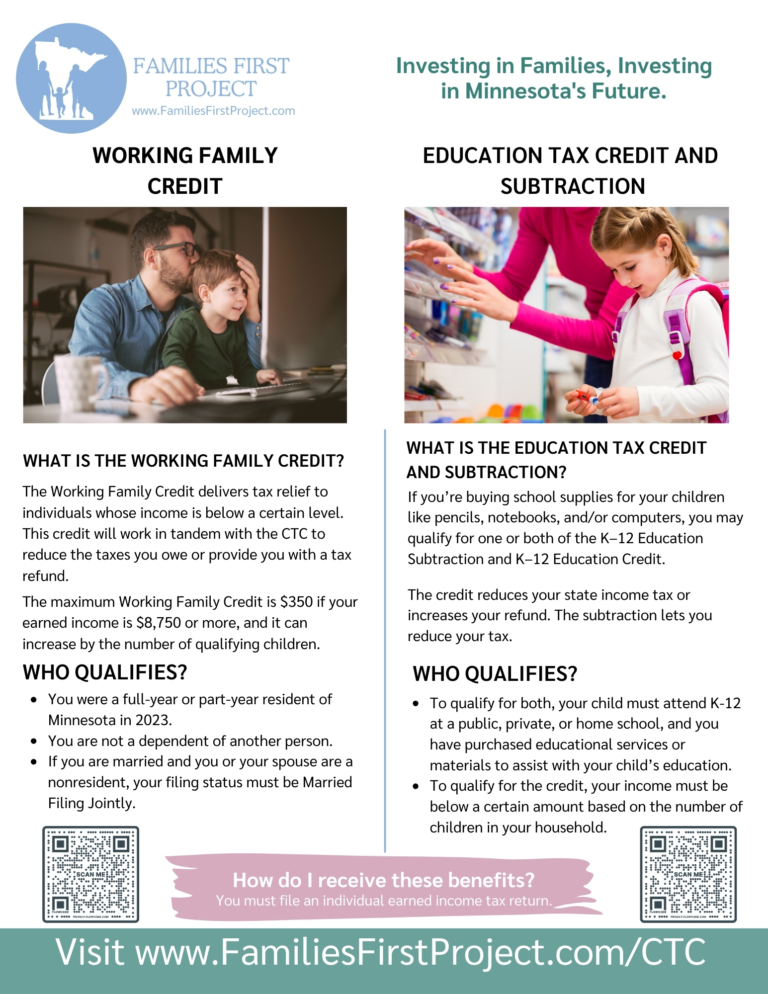 Child Tax Credit Promotional Toolkit - Families First Project