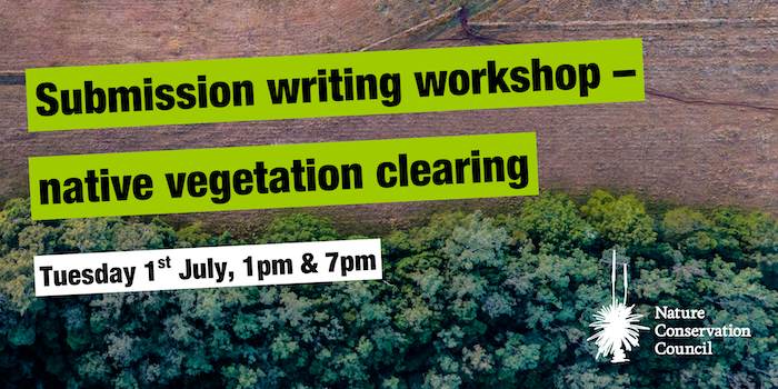 Submission writing workshop – native vegetation clearing codes - Nature ...