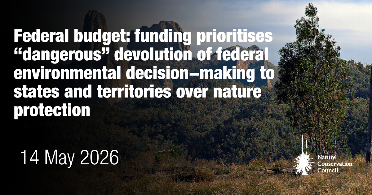 Federal Budget: funding prioritises “dangerous” devolution of federal ...