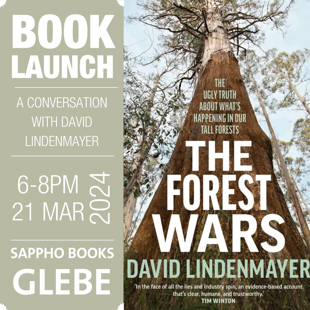 Book Launch with David Lindenmayer - Nature Conservation Council of NSW