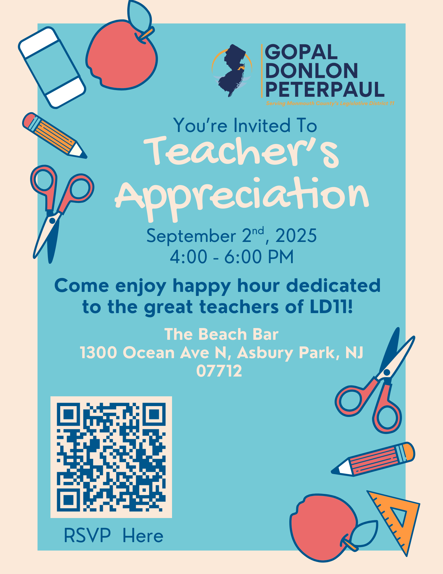 Teacher Appreciation Event - Assemblywomen Donlon and Peterpaul