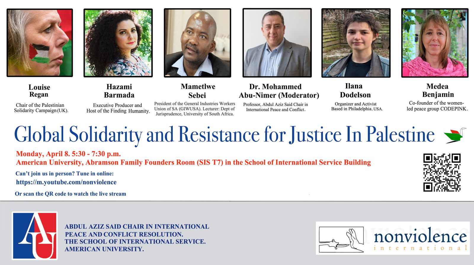 Activists Discuss Global Nonviolent Protests for Palestine