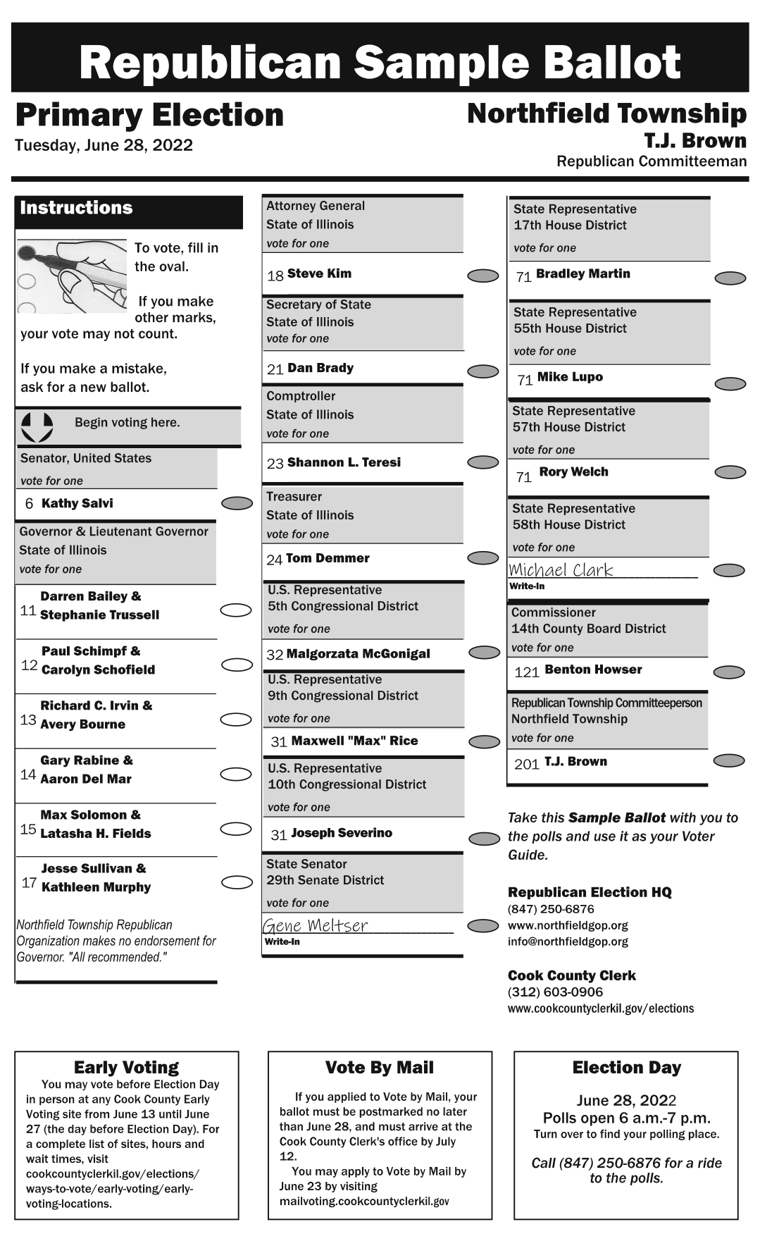 Sample Ballot - NorthfieldGOP