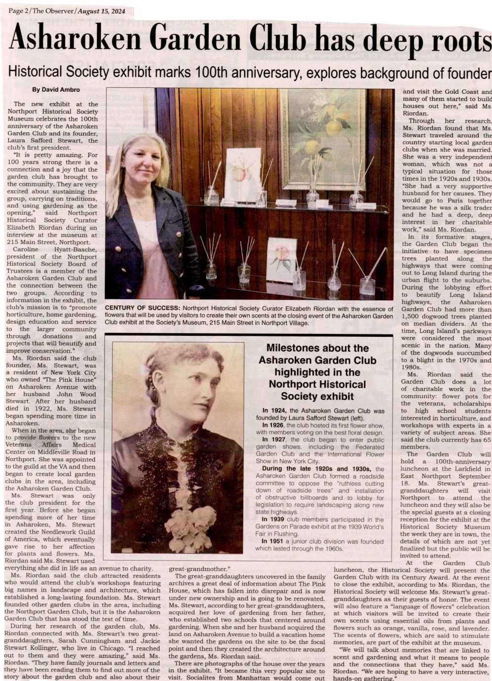 NHS in the Press - Northport Historical Society