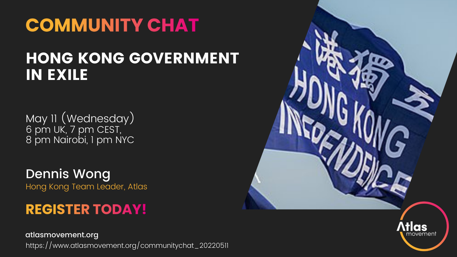 Community Chat | Hong Kong Government in Exile: Is there a demand? How ...