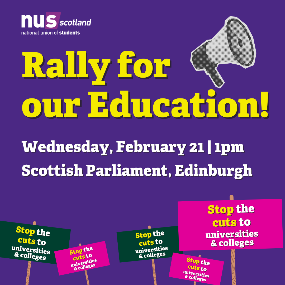 Rally for our Education! - NUS Scotland