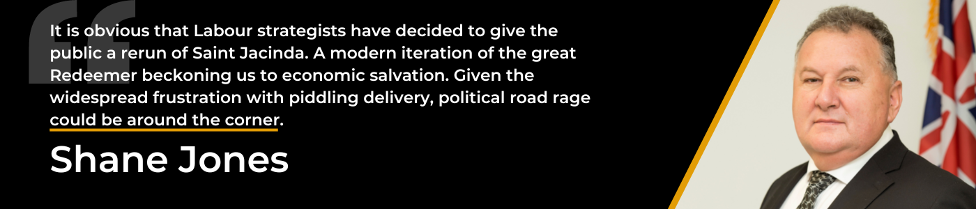 Shane Jones - A rerun of St Jacinda and Labouring on with salami ...