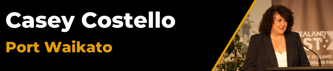 Casey Costello - New Zealand First