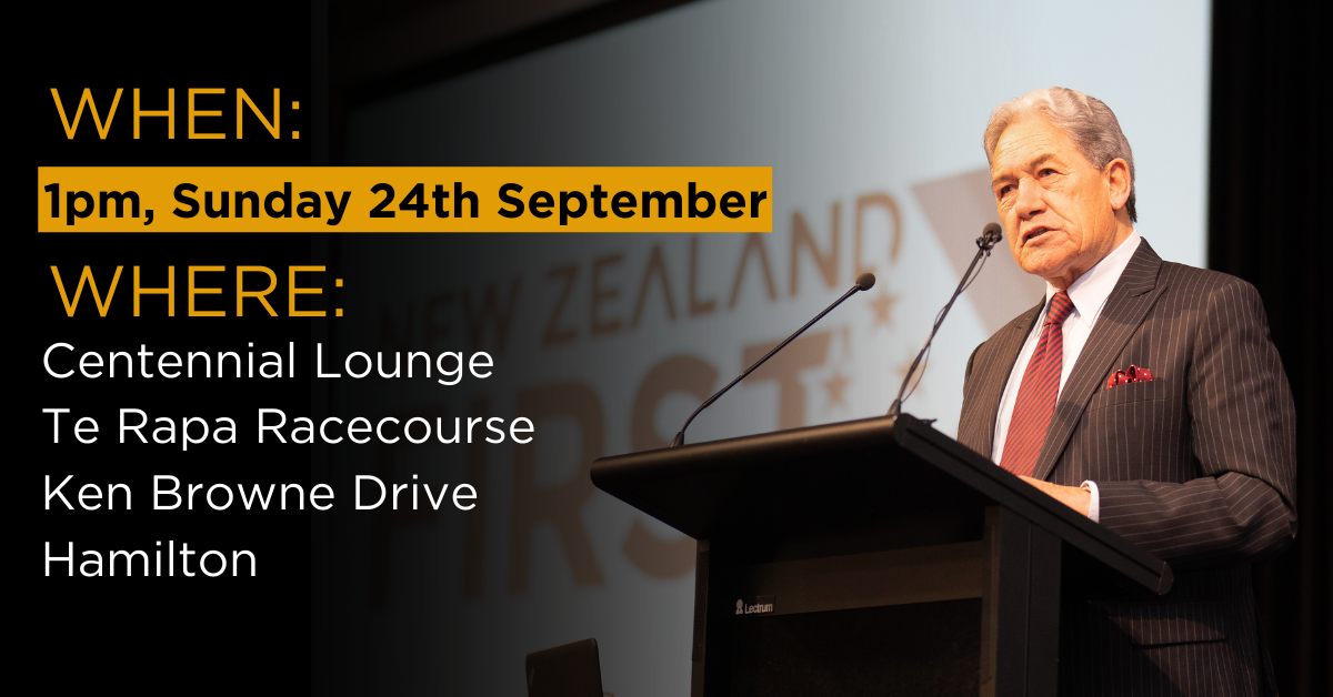 Hamilton Public Meeting - New Zealand First