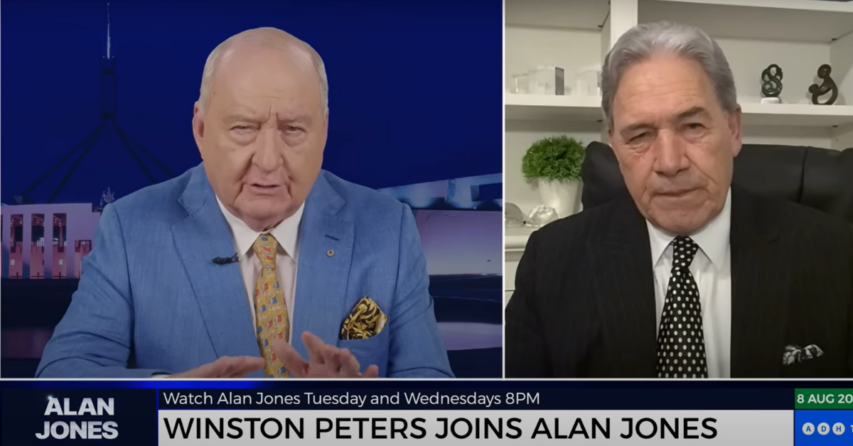 Australia and New Zealand must urgently wake up! | Winston Peters (Alan ...
