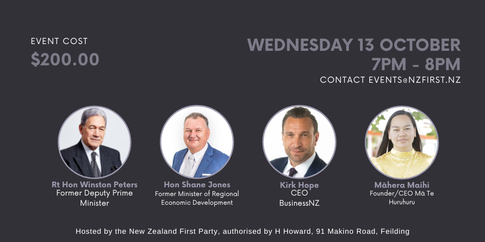 Workforce Development / Commercial Resilience Webinar - NZ First