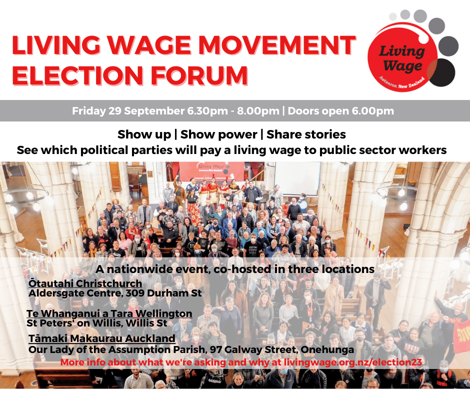Living Wage Movement 2023 General Election Forum