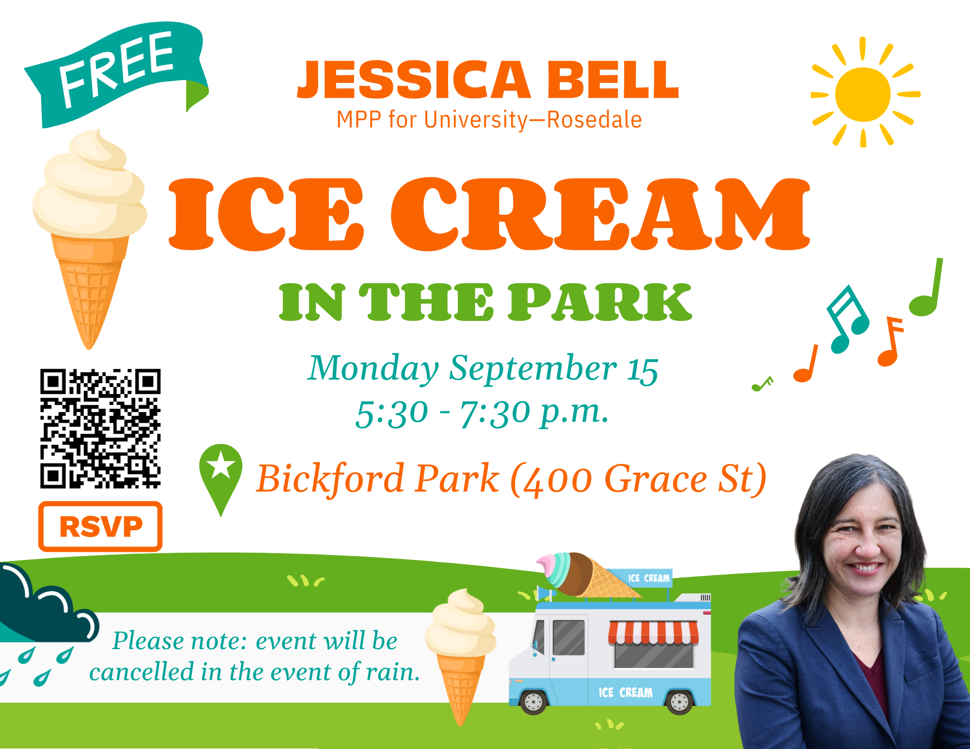 2025 Ice cream social at Bickford Park - Jessica Bell