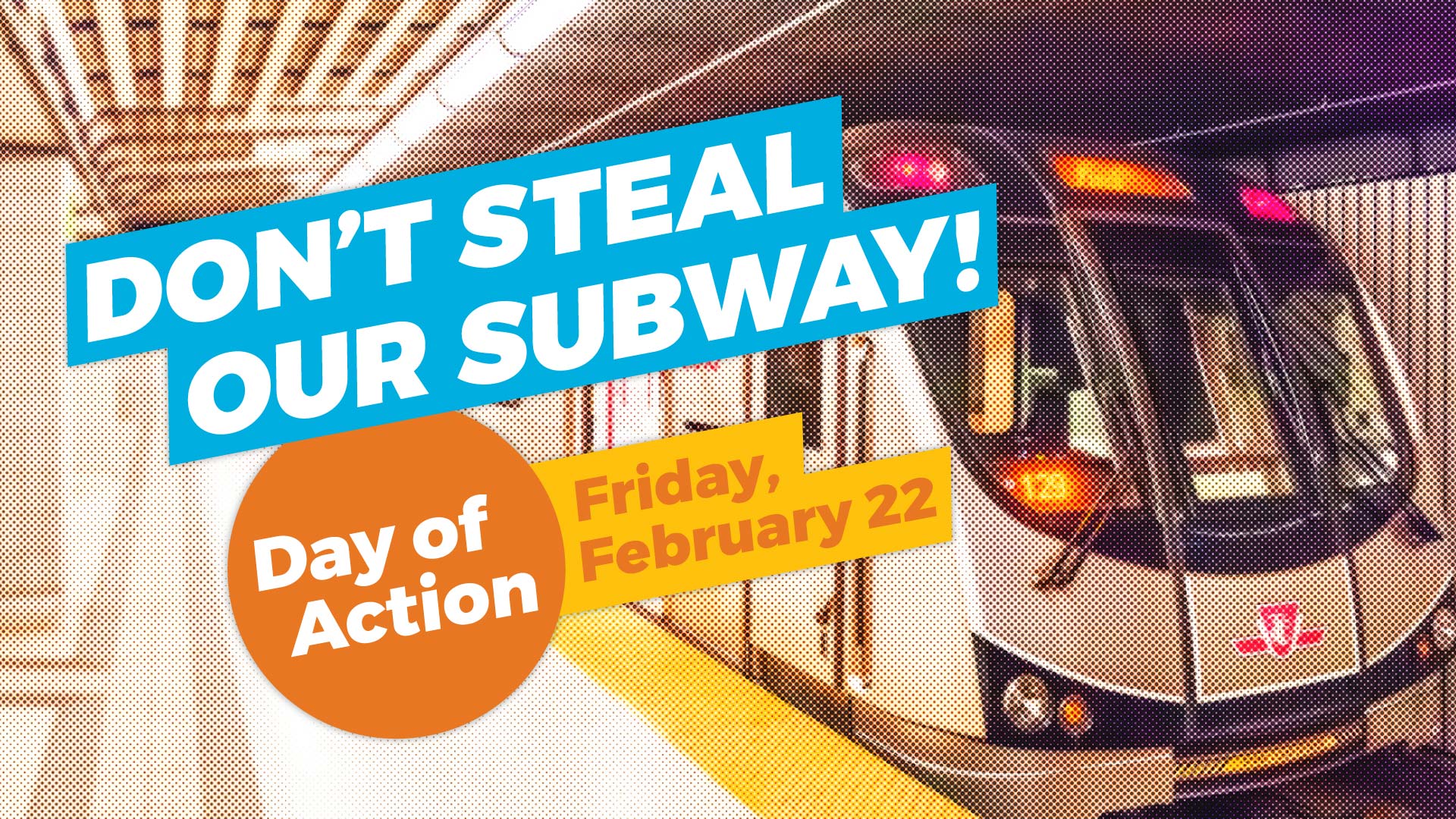 STOP the TTC Subway Upload Day of Action - Jessica Bell