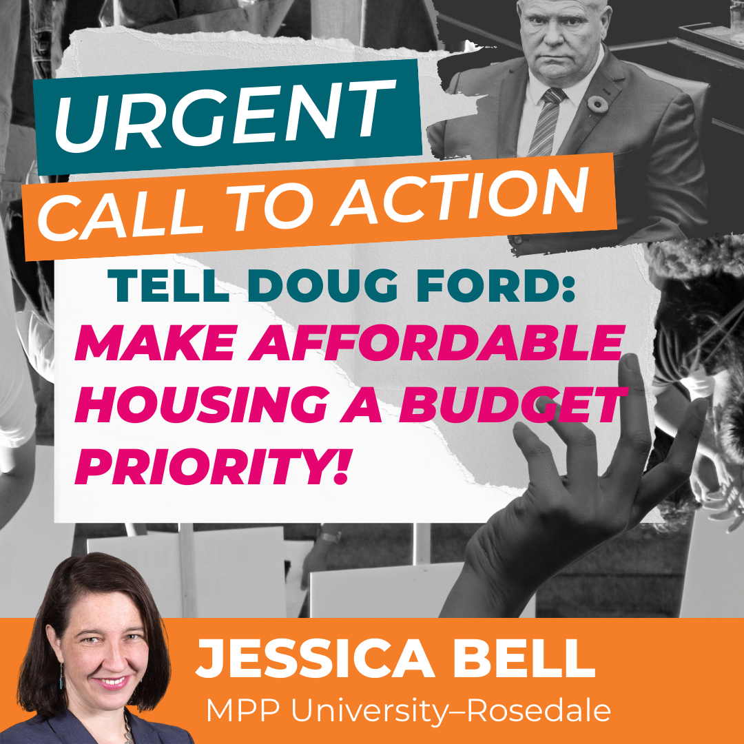 ACT NOW: Make Affordable Housing a Budget Priority - Jessica Bell