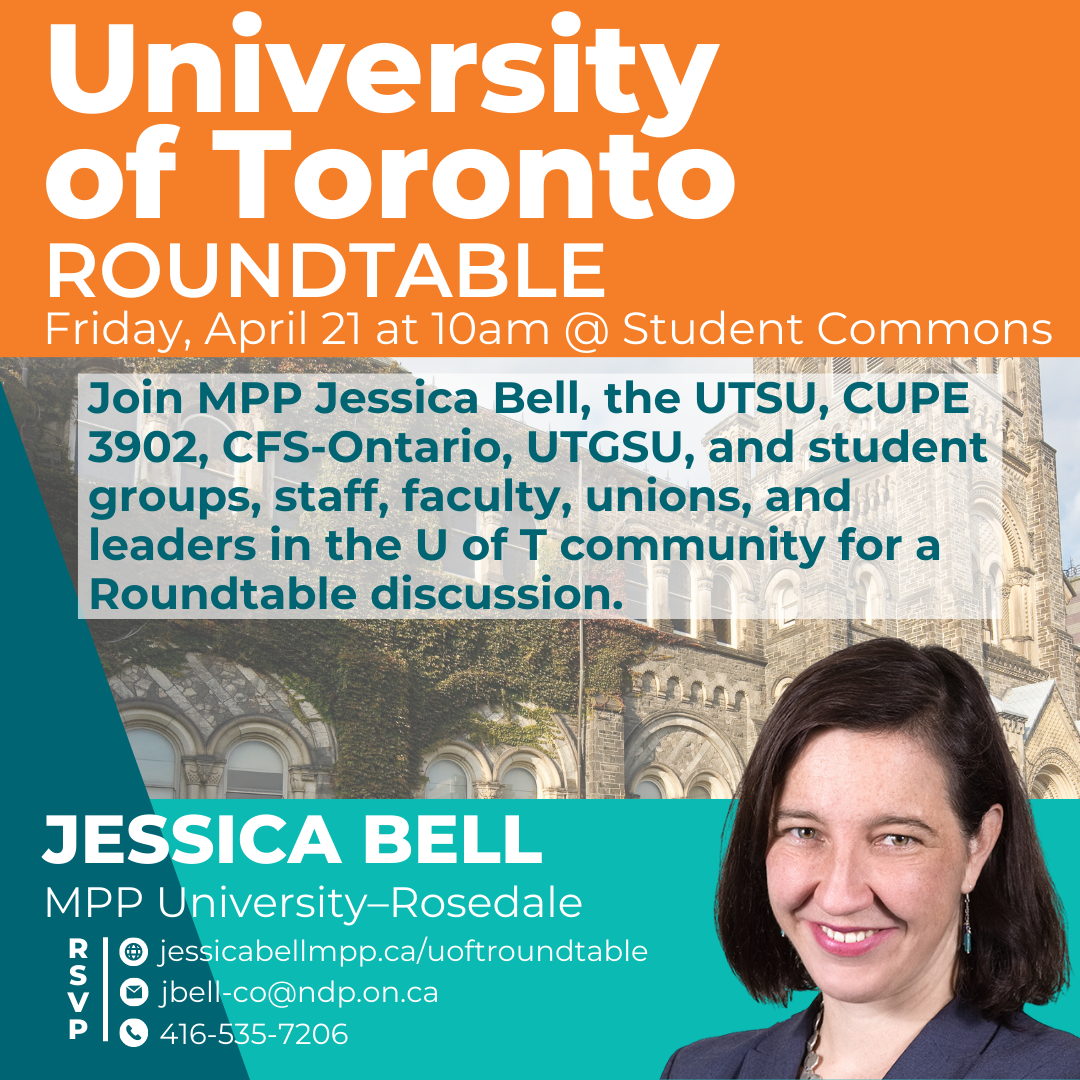U of T Roundtable - Jessica Bell