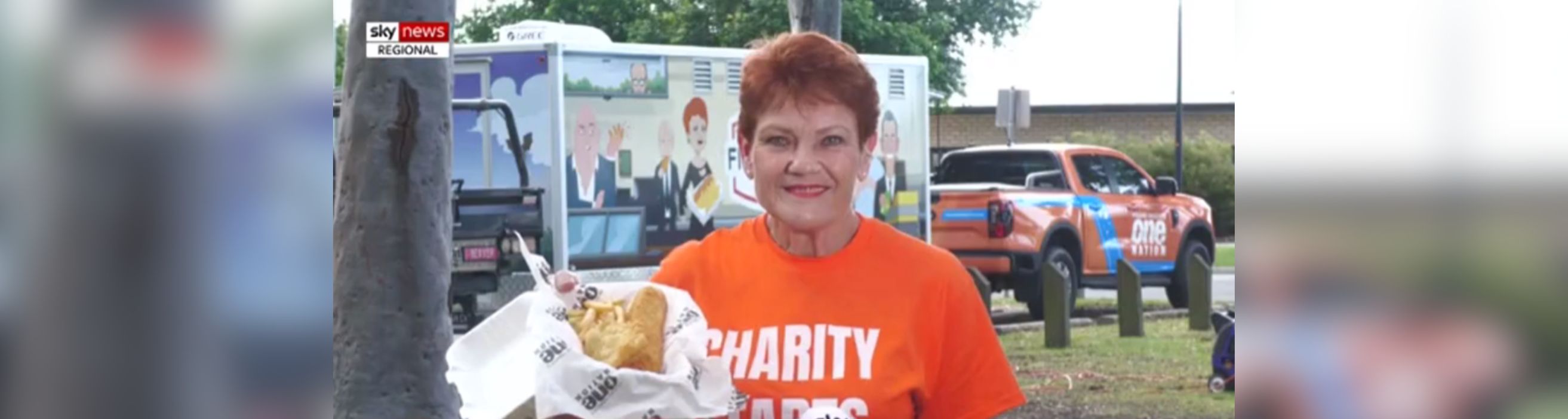 Pauline Hanson proudly launches her fish and chip van - Pauline Hanson ...