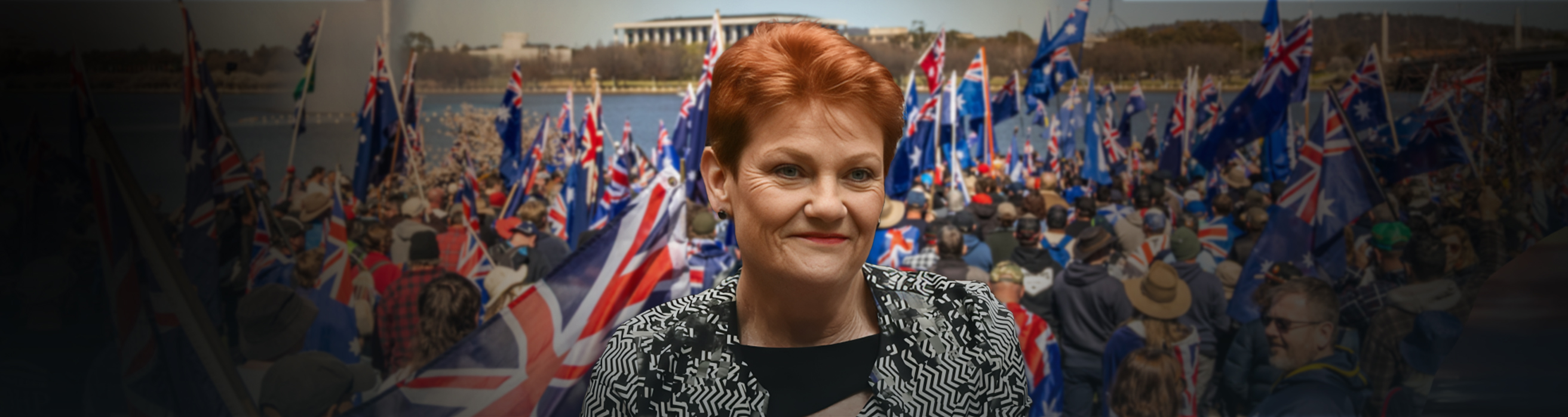 Pauline Hanson Welcomed at Stop Mass Migration Rally - Pauline Hanson's One Nation
