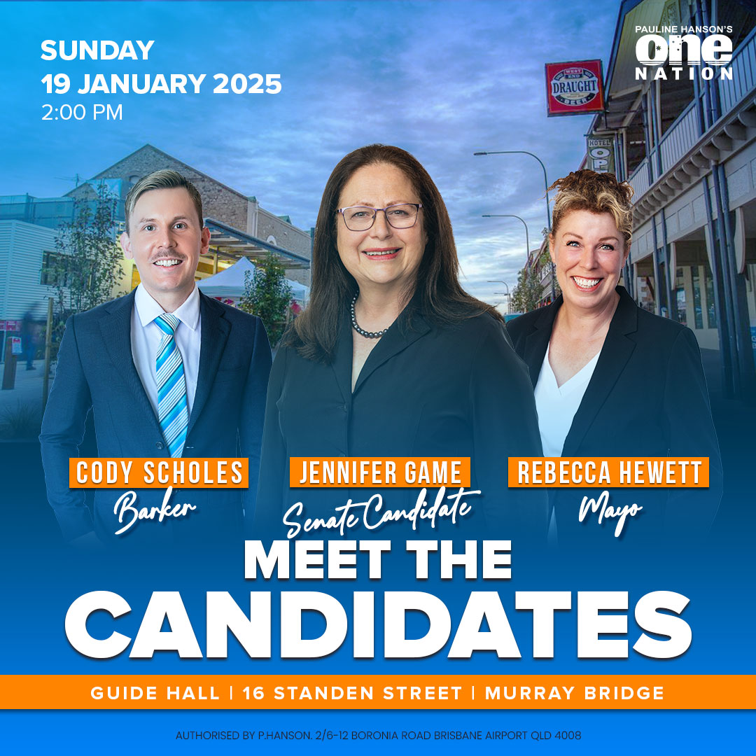 Meet the Candidates - Pauline Hanson's One Nation