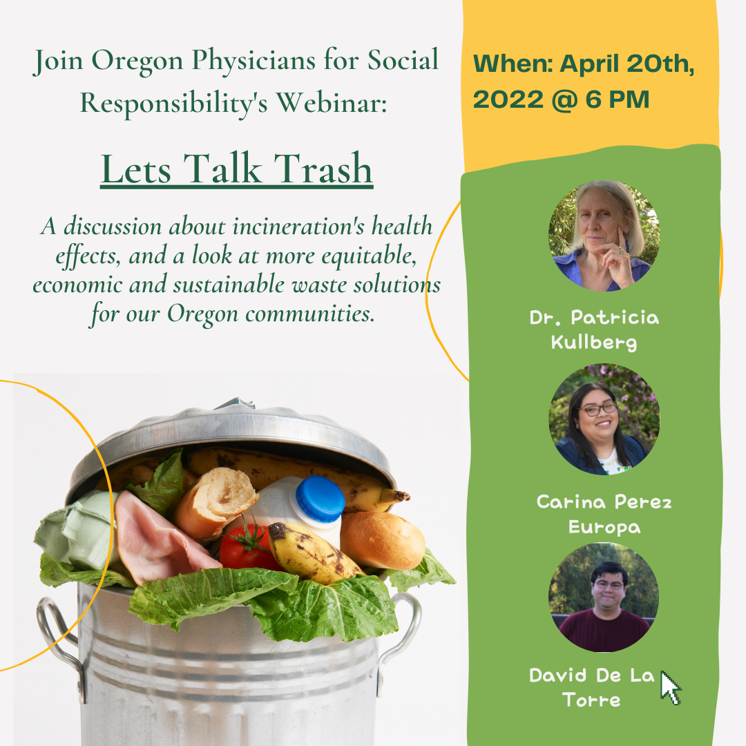 Let's Talk Trash - Oregon Physicians for Social Responsibility
