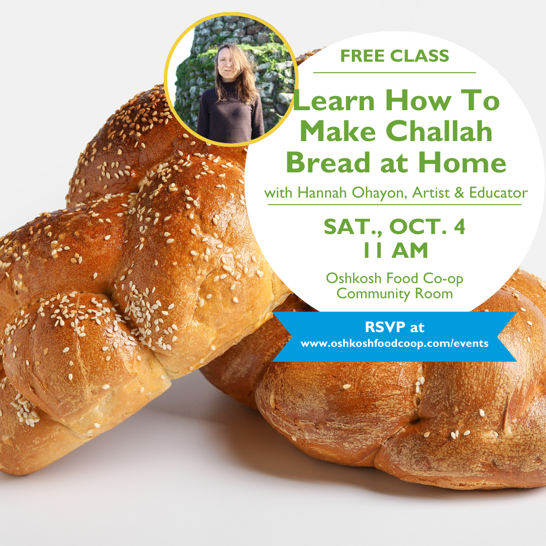 Free Class - Learn How To Make Challah Bread at Home