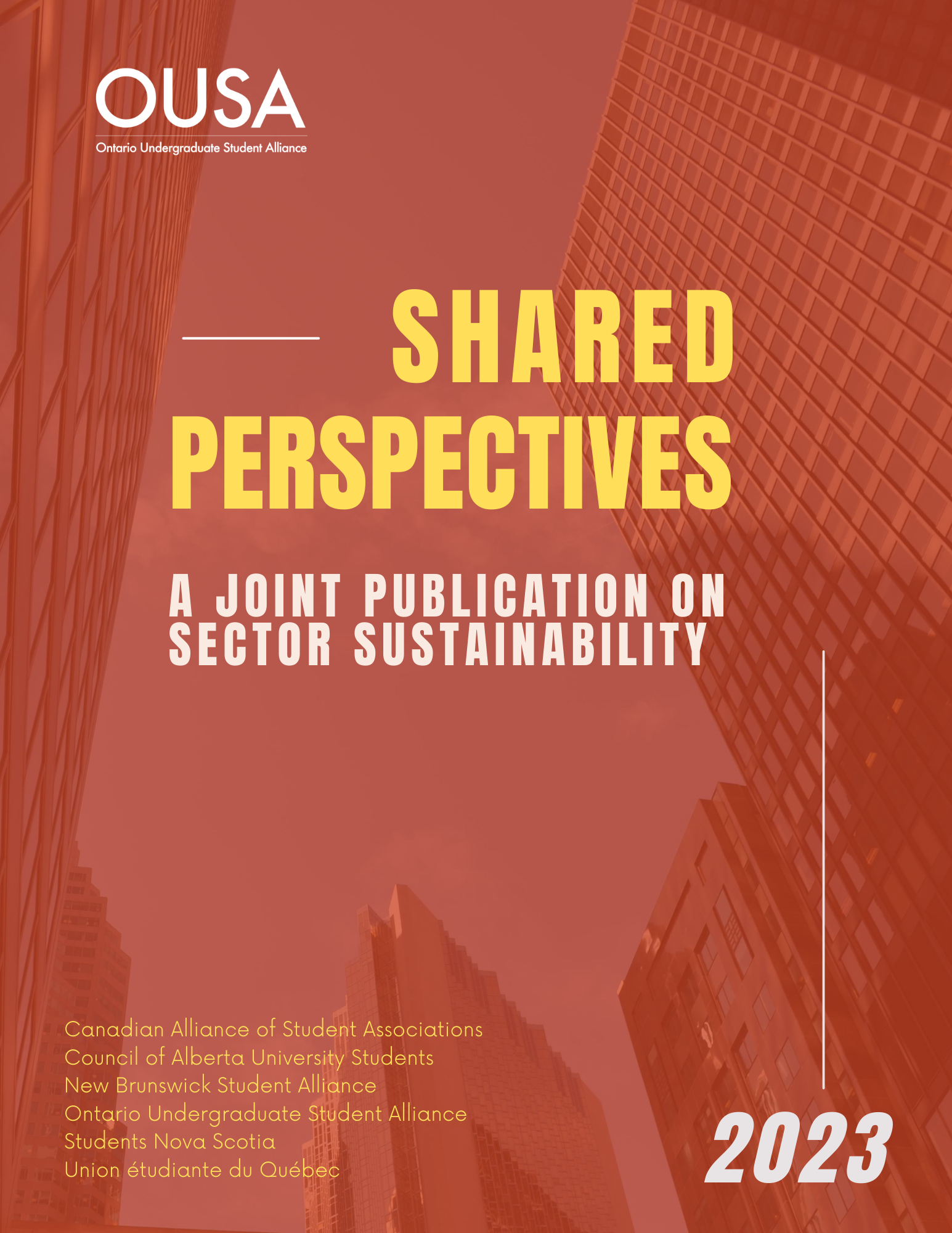 Shared Perspectives: A Joint Publication on Sector Sustainability - OUSA