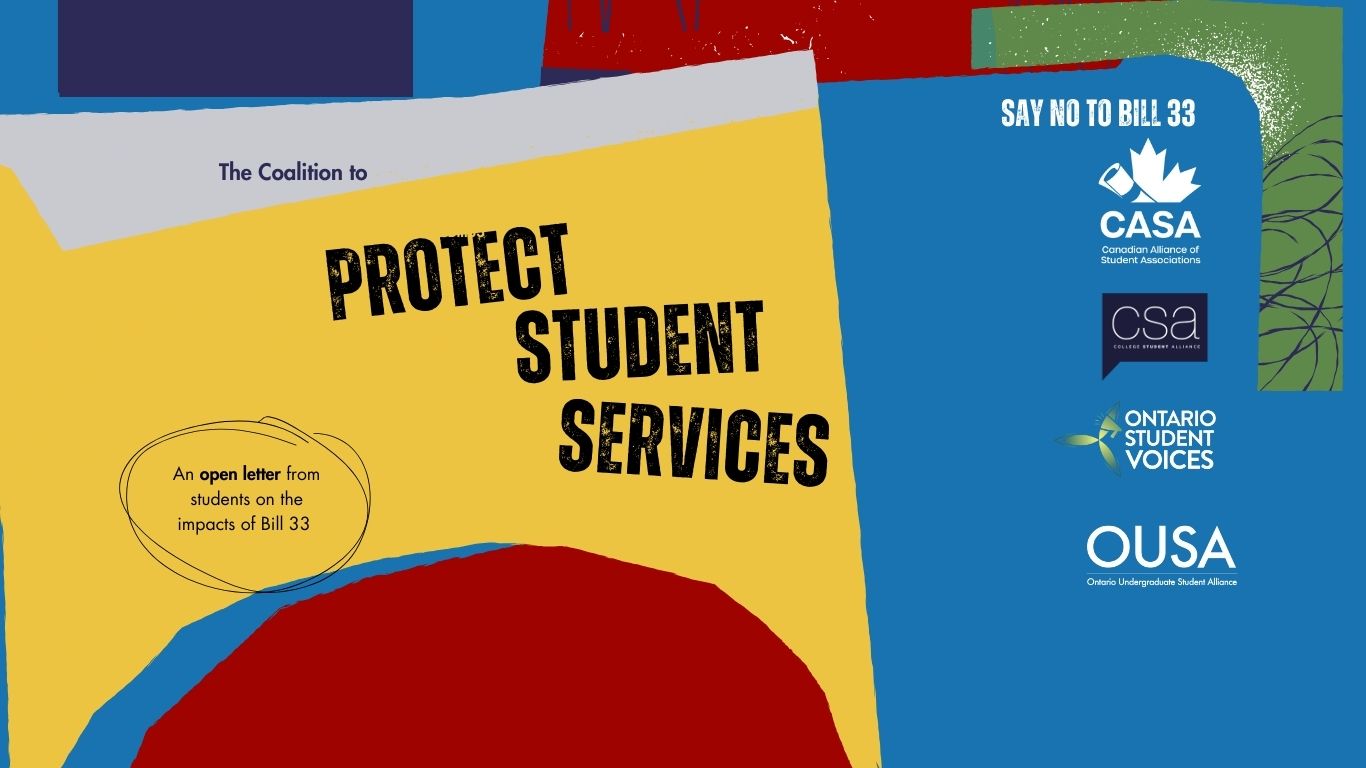 Students Launch Coalition Against Bill 33 To Protect Access To Student ...
