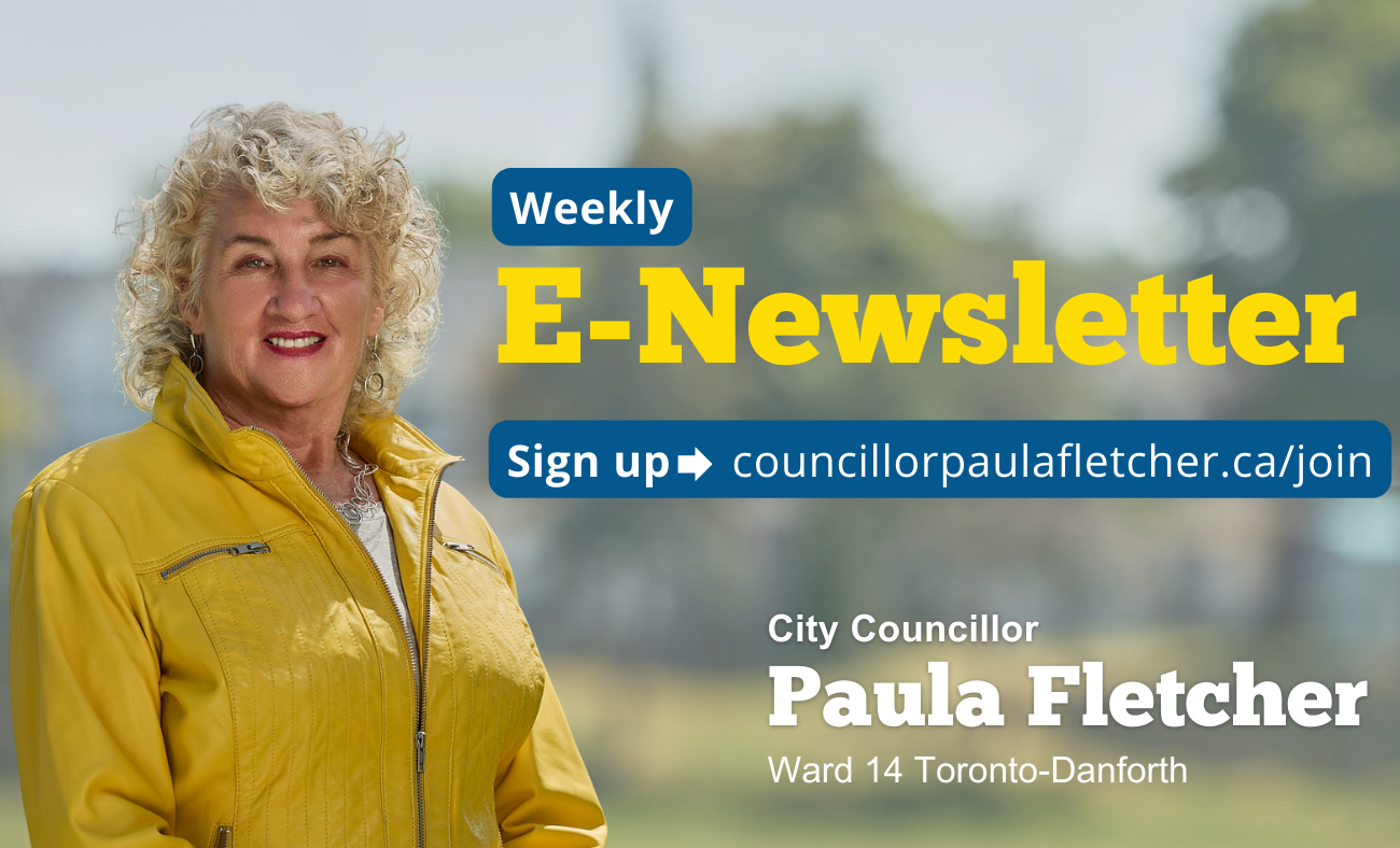 Weekly E-Newsletter Sign Up - Councillor Paula Fletcher
